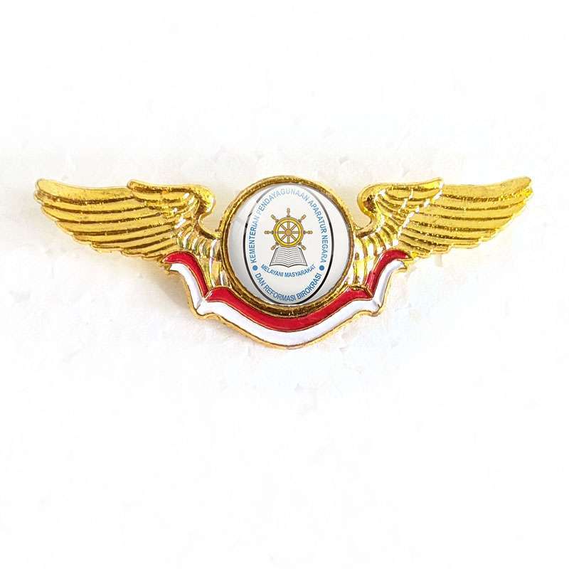 Jual Mulyocreative Pin KPAN Pin Bros Wing Logo Kementerian ...