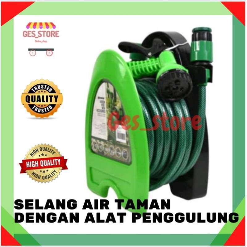 Jual Selang Air Taman Dengan Alat Penggulung 7.5 mmx10 mtr/selang ...
