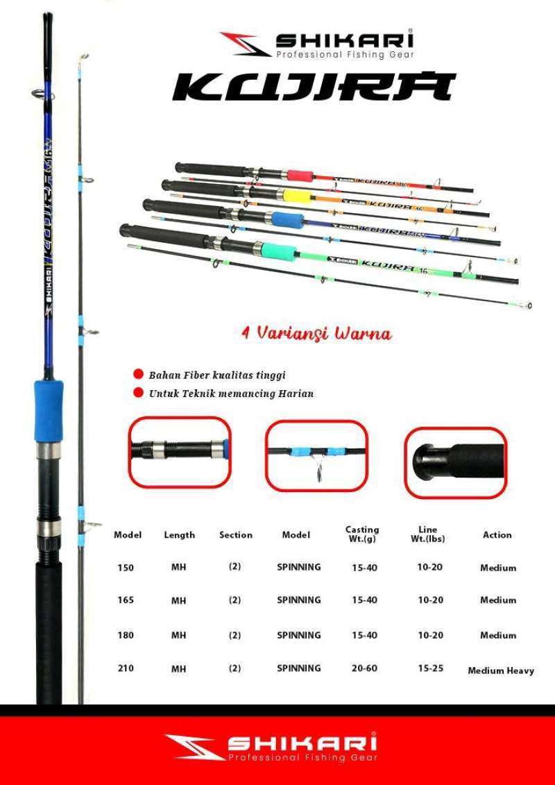 Jual Joran Shikari Kujira 180cm di Seller Toko Jaring Kreasindo ...