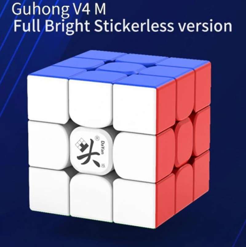 Promo Gratis Ongkir Rubik 3X3 Dayan Guhong V4M Magnetic Stickerless ...