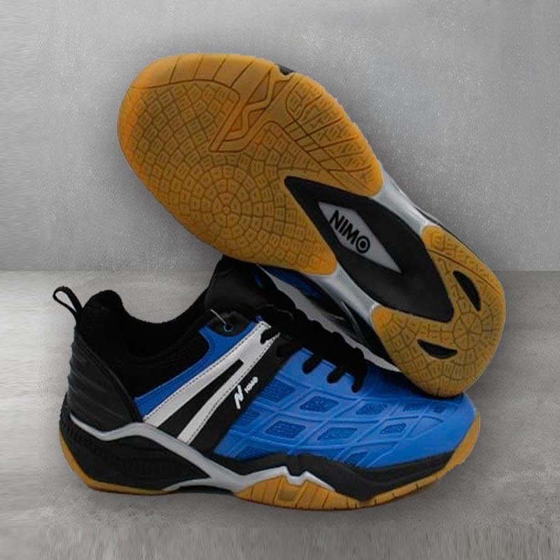 Jual Nimo Court King 01 Badminton Shoes - 44 Blue Black Di Seller Nyari ...