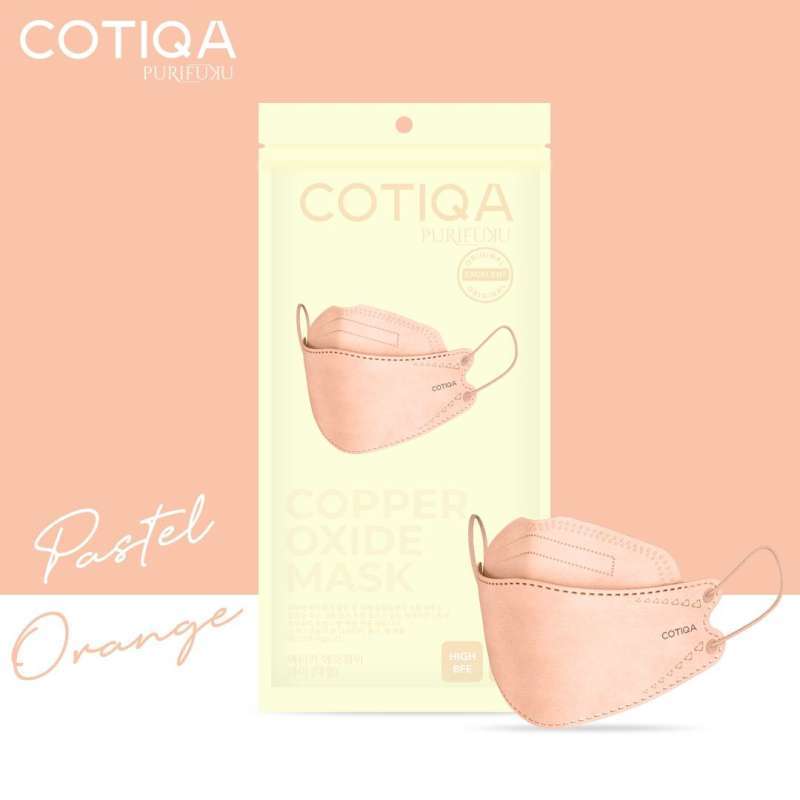 Jual Masker Medis Kf94 Cotiqa Copper Oxide Original 5ply | Design By ...