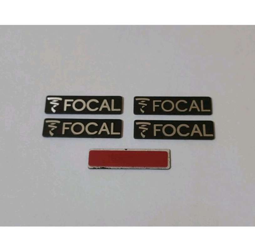 Jual Emblem Alumunium Sticker Decals 3D Logo FOCAL Audio Speaker di ...
