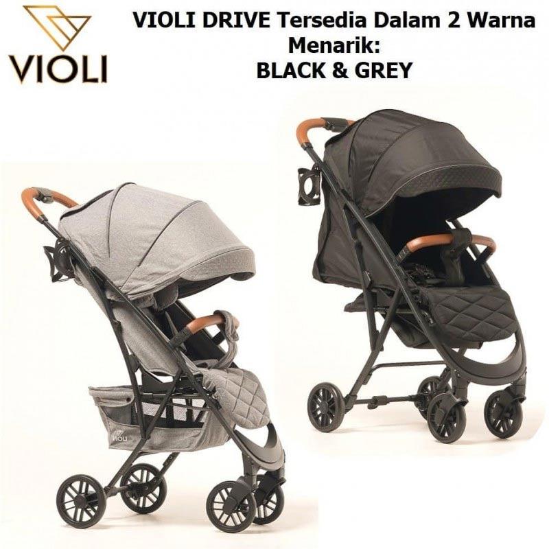 Jual Violi E52 Drive Kereta Dorong Bayi - Black Di Seller Babyzania ...