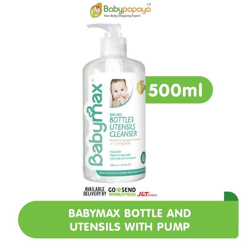 Jual BABYMAX Bottle And Utensils with Pump / Cairan Pencuci Botol ...