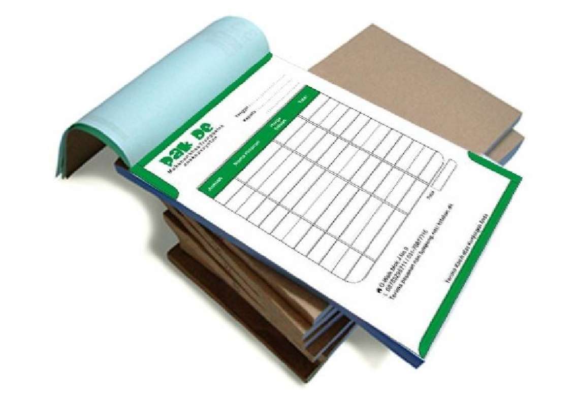 Jual Nota Kontan 2 Ply / Nota Toko 2 Rangkap Free Desain - 1/8 Folio, 1 ...
