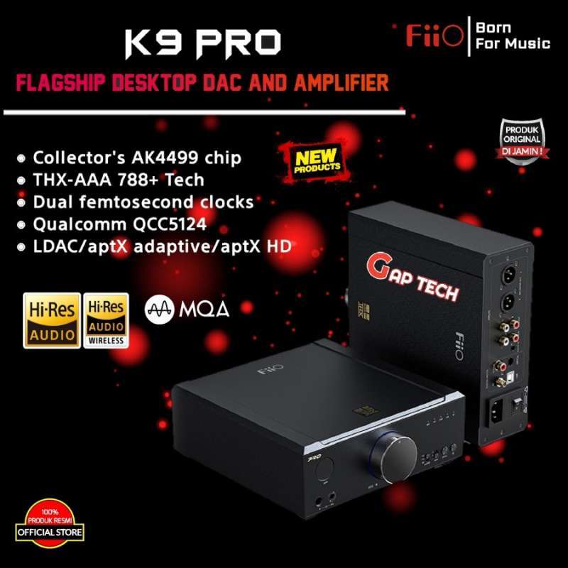 Jual Fiio K9 Pro / K9Pro Flagship Desktop DAC And Amplifier Original di ...