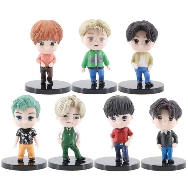 Jual ACTION FIGURE BTS BT21 ARMY BANGTAN BOYS KPOP IDOL MODEL TOPPER CAKE di Seller callomine ...