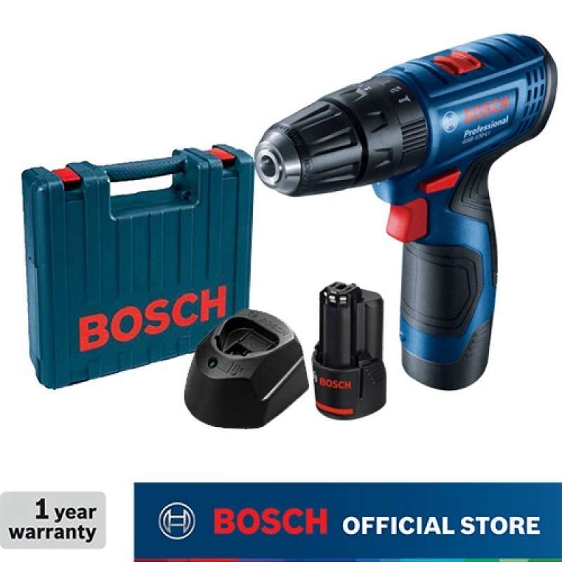 Jual Bosch Cordless Impact Drill /Bor Tembok Baterai 12Volt GSB 120-Li ...