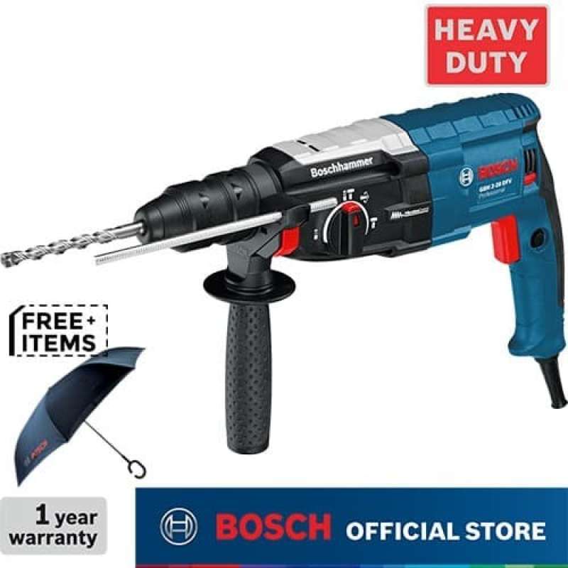Jual Bosch Rotary Hammer / Bor Beton Listrik 28mm 850Watt GBH 2-28 DFV ...