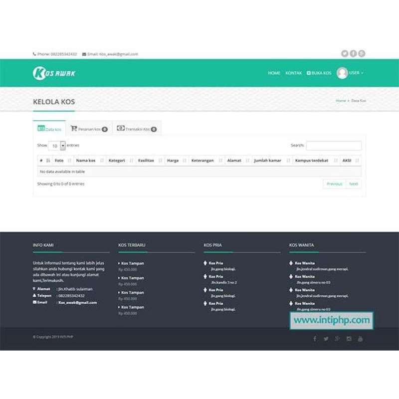 Jual Source Code Aplikasi Kos-kosan Online Dengan Codeigniter Di Seller ... Jual Source Code Aplikasi Kos-kosan Online Dengan Codeigniter Di Seller ...