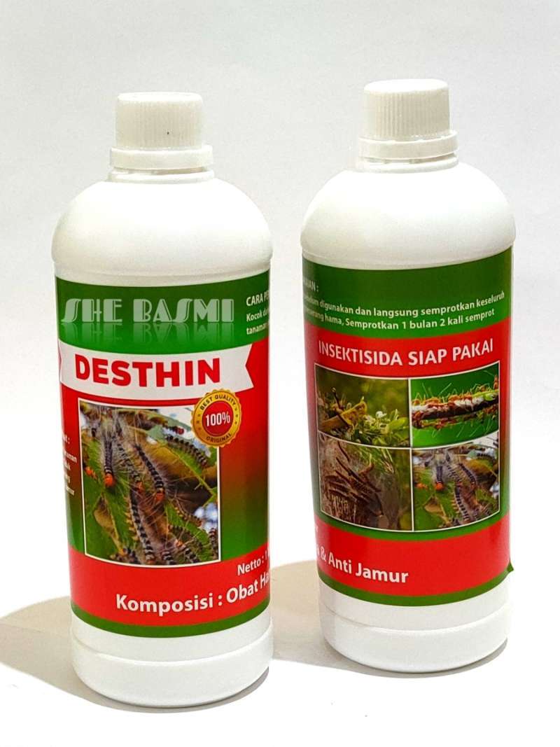 Jual desthin 1 liter obat hama tanaman, hama daun, kutu putih, semut ...