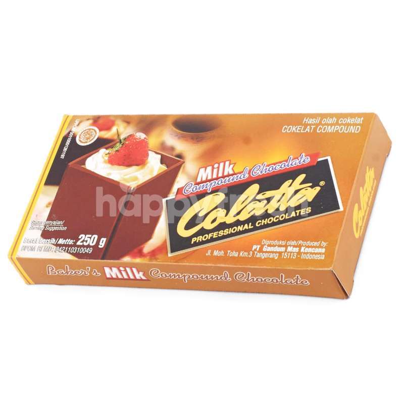 Promo Colatta Cokelat Hitam / Putih / Susu Blok - Colata Chocolate ...