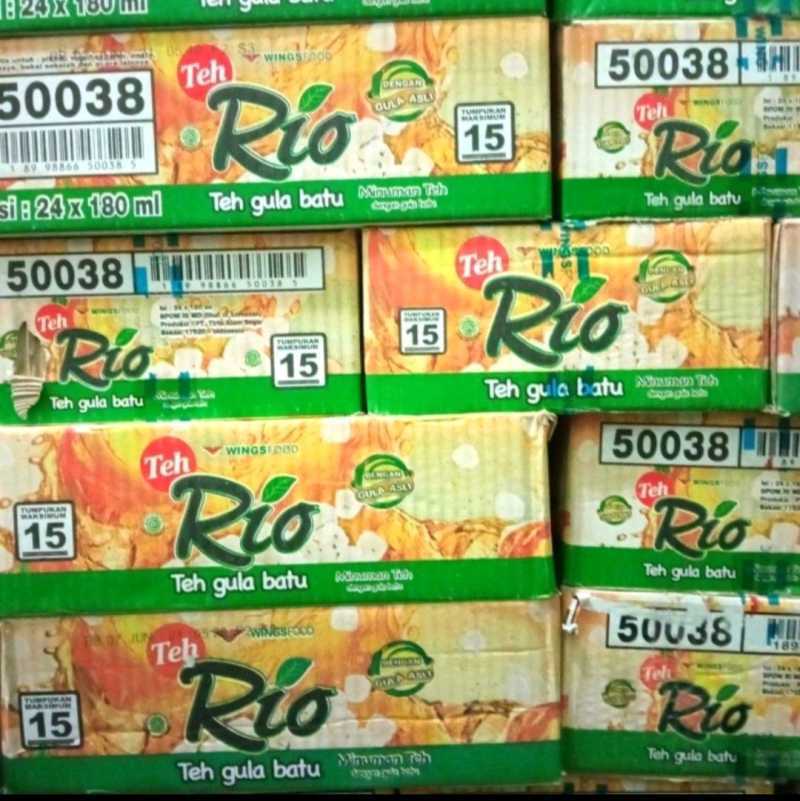Jual Teh Rio 190 Ml 1 Dus Isi 24 Pcs Di Seller Toko Hadiah - Rais Shop ...