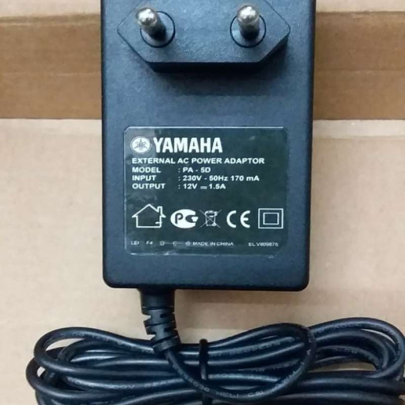 Jual GRATIS ONGKIR AC Adaptor Keyboard Yamaha 12V Berkualitas New Power ...