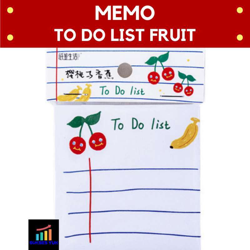 Jual Kertas Memo TO DO LIST / CHECKLIST / TIPS di Seller ...