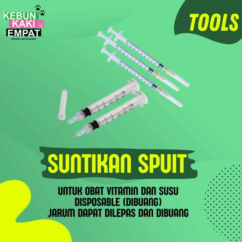 Jual Suntikan / Spuit Untuk Suap Vitamin Obat Kucing Anjing Kelinci - 3 ...