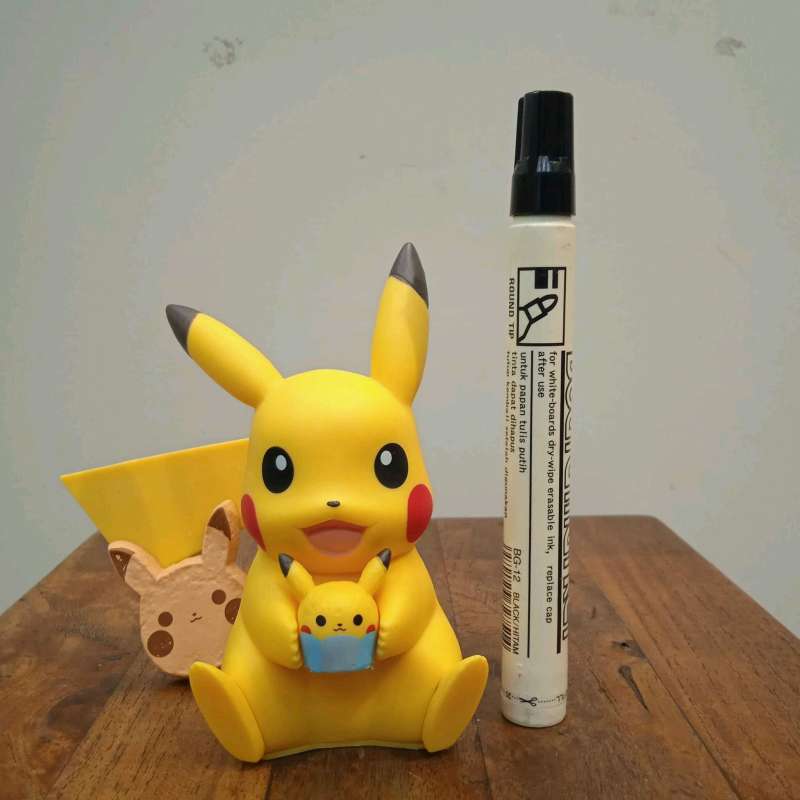 Jual mainan pokemon static figure pikachu cookies statue detail pokemon ...