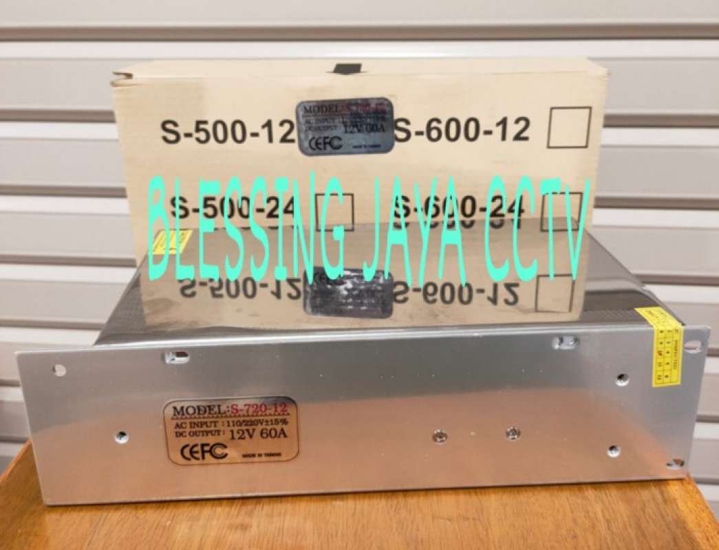 Jual POWER SUPPLY 12V 60A POWER SUPLAY JARING 12 VOLT 60 Ampere di ...