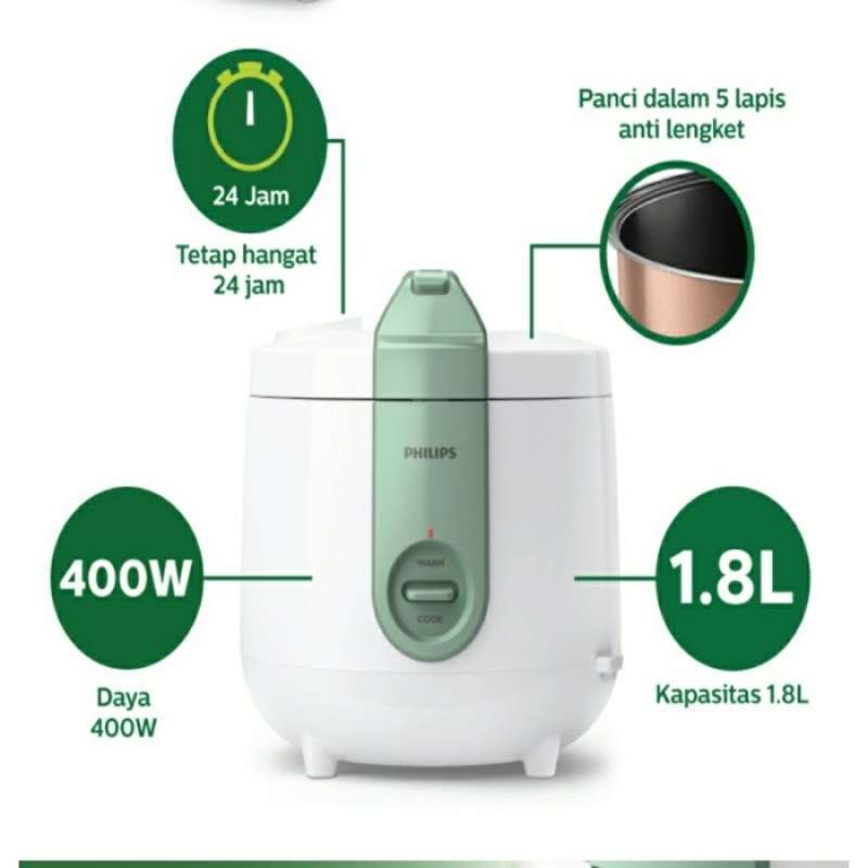 Jual Philips Hd 3115 ( 1.8 Liter ) / Penanak Nasi / Rice Cooker Di ...