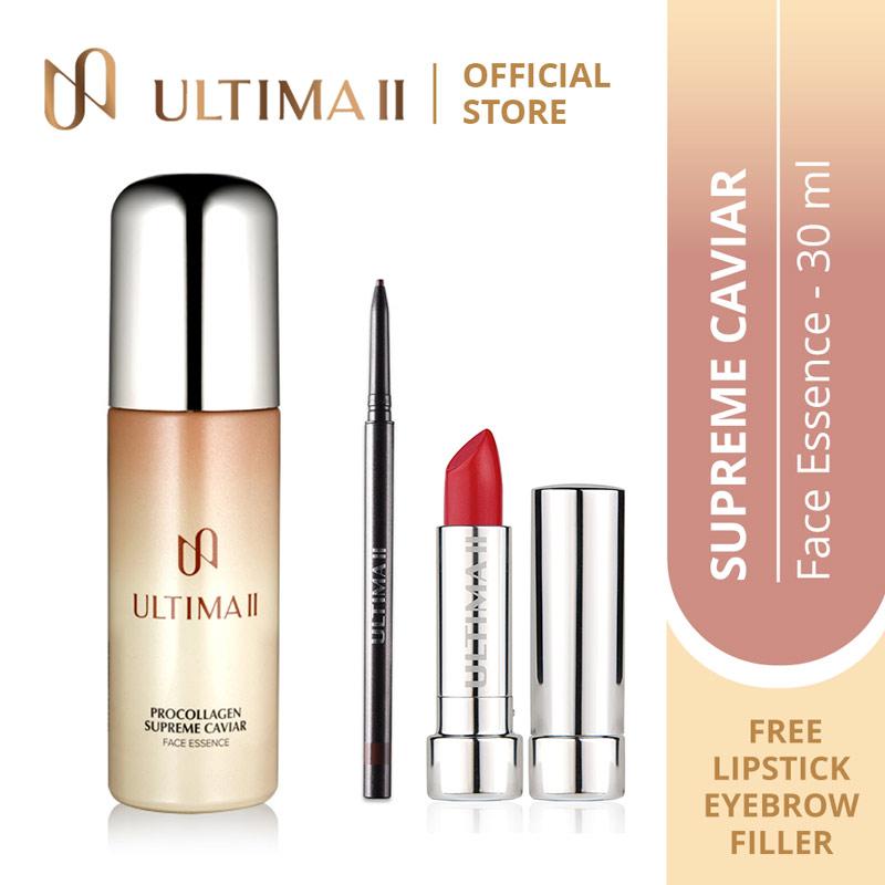 Jual Ultima II Pro Collagen Supreme Caviar Face Essence [30 mL] + Free ...