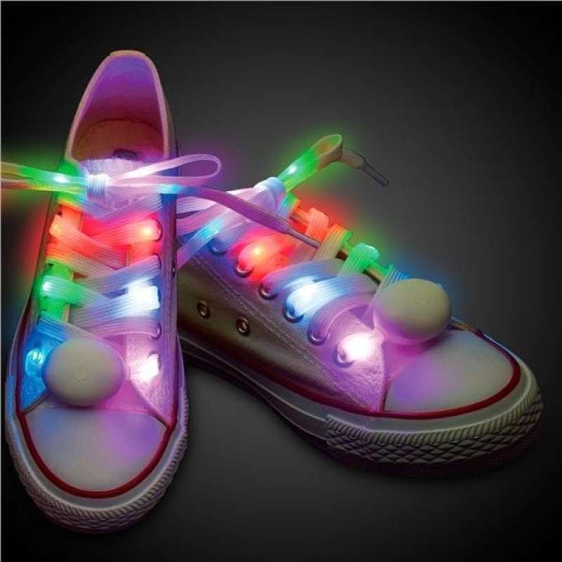 Jual Lampu tali sepatu LED ukuran 110CM x 0.6 (Langsung pakai dan nyala ...