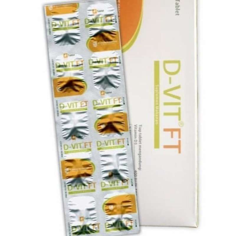 Jual Per STrip Dvit Ft @10 / D-Vit Ft / Vitamin D3 di Seller Abufarma ...