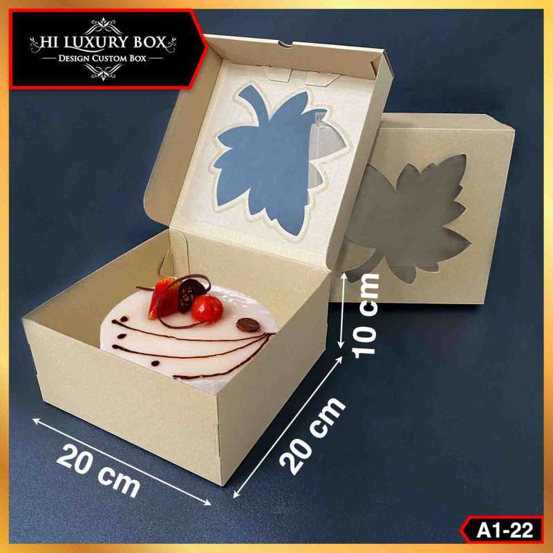 Jual Kotak Kue|cake Box|kotak Kue Mika|dus Kue|packaging|25x25x12-a1-18 ...