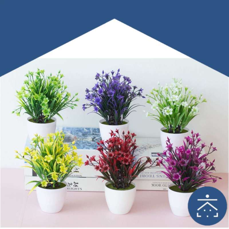 Jual Vas Bunga Kecil Pot Bunga Tanaman Hias Artificial Aglonema Daun ...