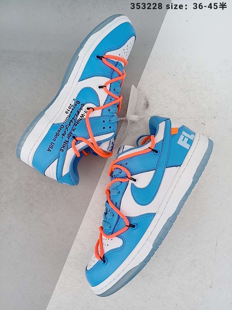 Jual Nike off-white x Futura x Nike Dunk Low tripartite joint name ct06 ...