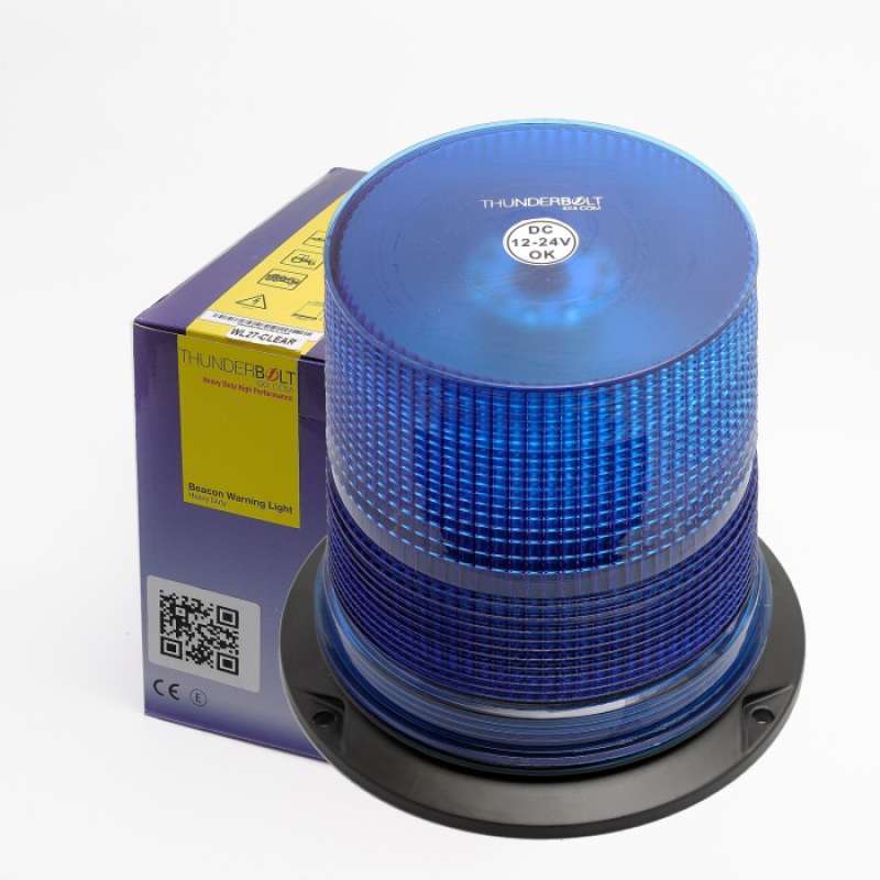 Jual LAMPU ROTARY / WARNING LIGHT NEW WL 27 LED ATAU XENON WARNA BLUE ...