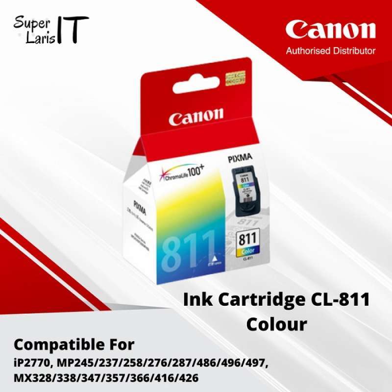 Jual Cartridge Canon CL811 Cl 811 Warna Original Segel Box di Seller ...