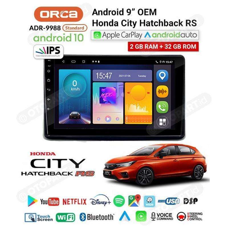 Jual Head Unit Android Auto Carplay 9 Inch Honda City Hatchback Rs Orca ...