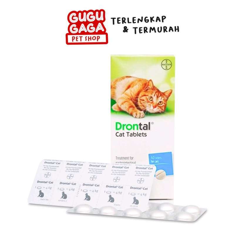 Jual Drontal Cat Tablet Obat Cacing Kucing Tablet Di Seller ...