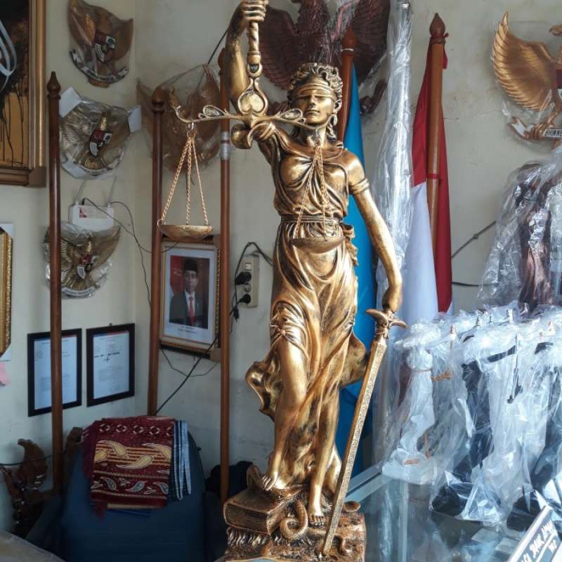 Promo Patung dewi keadilan hukum 30 cm - bronze/perunggu, 30 cm Diskon ...
