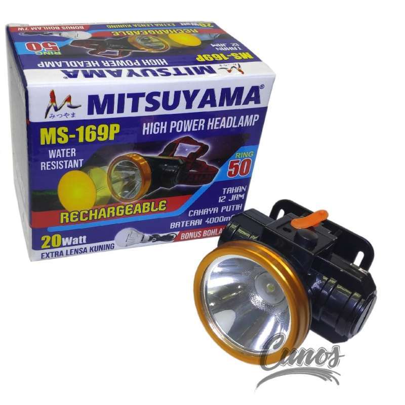 Jual Senter Kepala 20 Watt Mitsuyama MS-169P di Seller Cunos - Sunter ... Jual Senter Kepala 20 Watt Mitsuyama MS-169P di Seller Cunos - Sunter ...