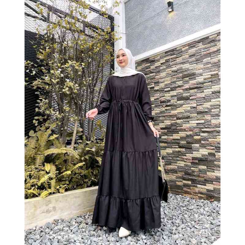 Jual Gamis Wanita Syari Gamis Polos Adyra Simple Maxy - Blue Di Seller Hello Iin - Kalimulya ...
