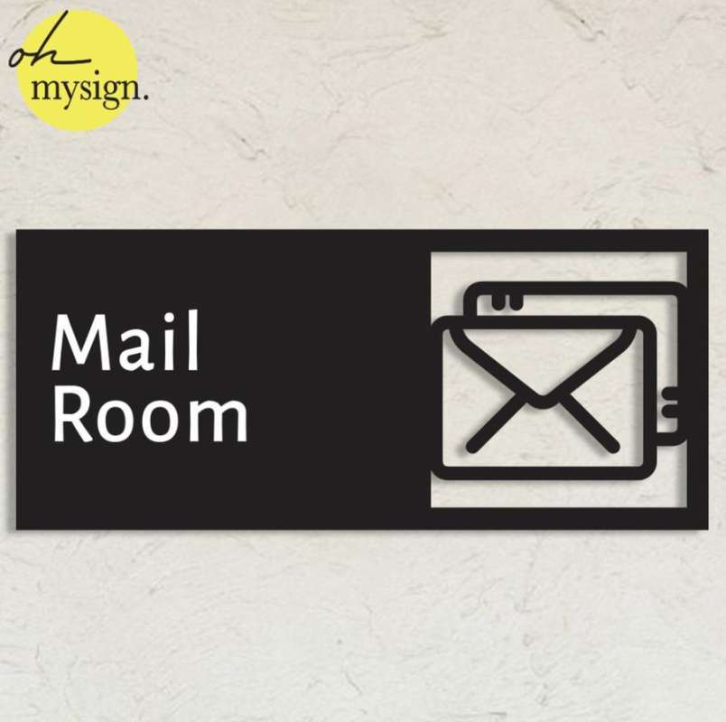 Jual Mail Room Sign Akrilik Acrylic Sign Ruang Mail Modern Di Seller Oh ...