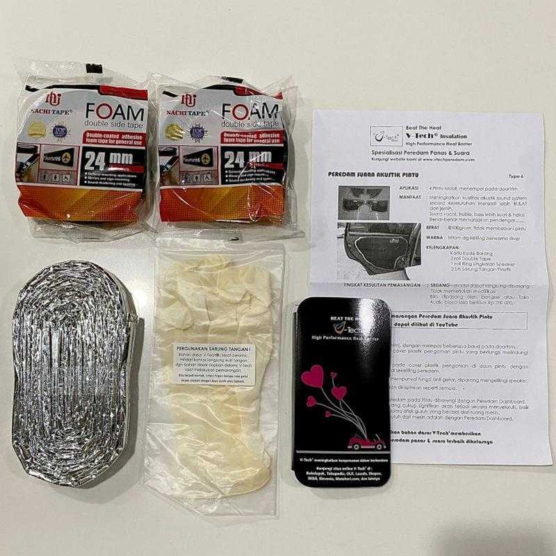 Jual Vtech Paket 12 Jenis Peredam Suara dan Panas Honda Freed di Seller ...