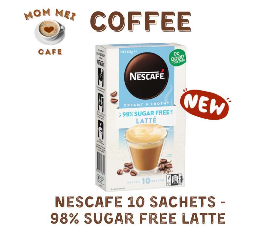 Jual Kopi NESCAFE 98% SUGAR FREE LATTE Coffee (10 Sachets) di Seller Mom Mei Cafe - Mekarsaluyu ...