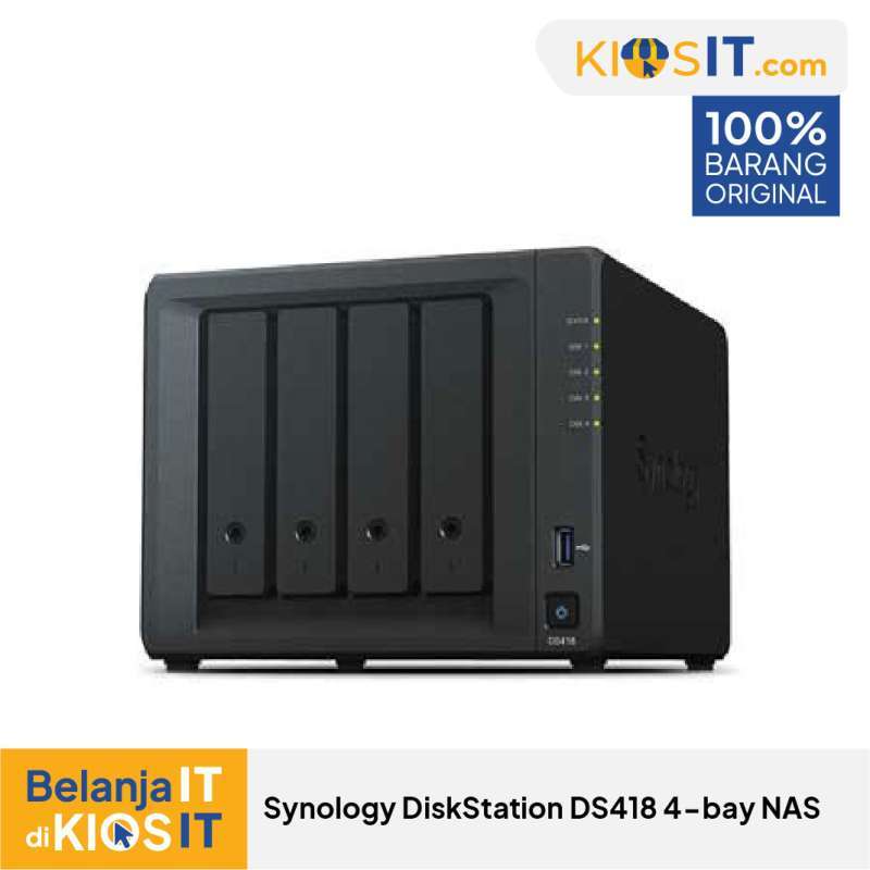 Jual Synology DiskStation DS418 4-bay NAS – DS418 di Seller KiosIT ...