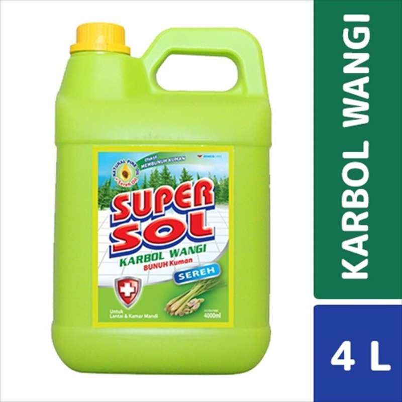 Jual Supersol Karbol 4 Liter Termurah - Harga Grosir Terupdate Hari Ini ...