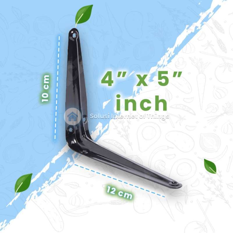 Jual siku rak dinding siku rak besi ukuran 4x5inch isi1pcs di Seller ...