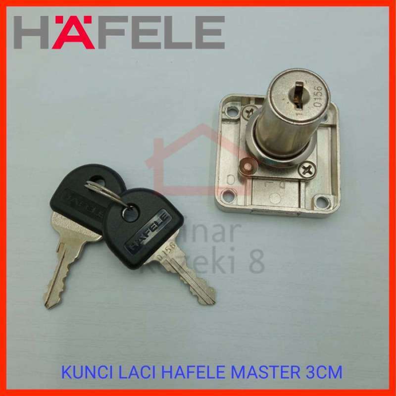 Promo SALE KUNCI LACI HAFELE MASTER KEY 3 CM / KUNCI PINTU LEMARI ...