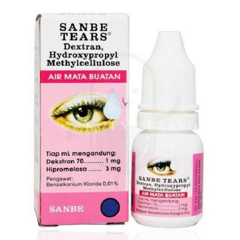 Jual Sanbe Tears Eye Drops 8 Ml Obat Tetes Mata/ Air Mata Buatan Untuk ...