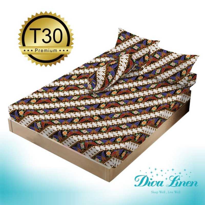 Jual Diva Linen Set. Sprei Microtex Tinggi 30 Cm Motif Batik – Kupu ...
