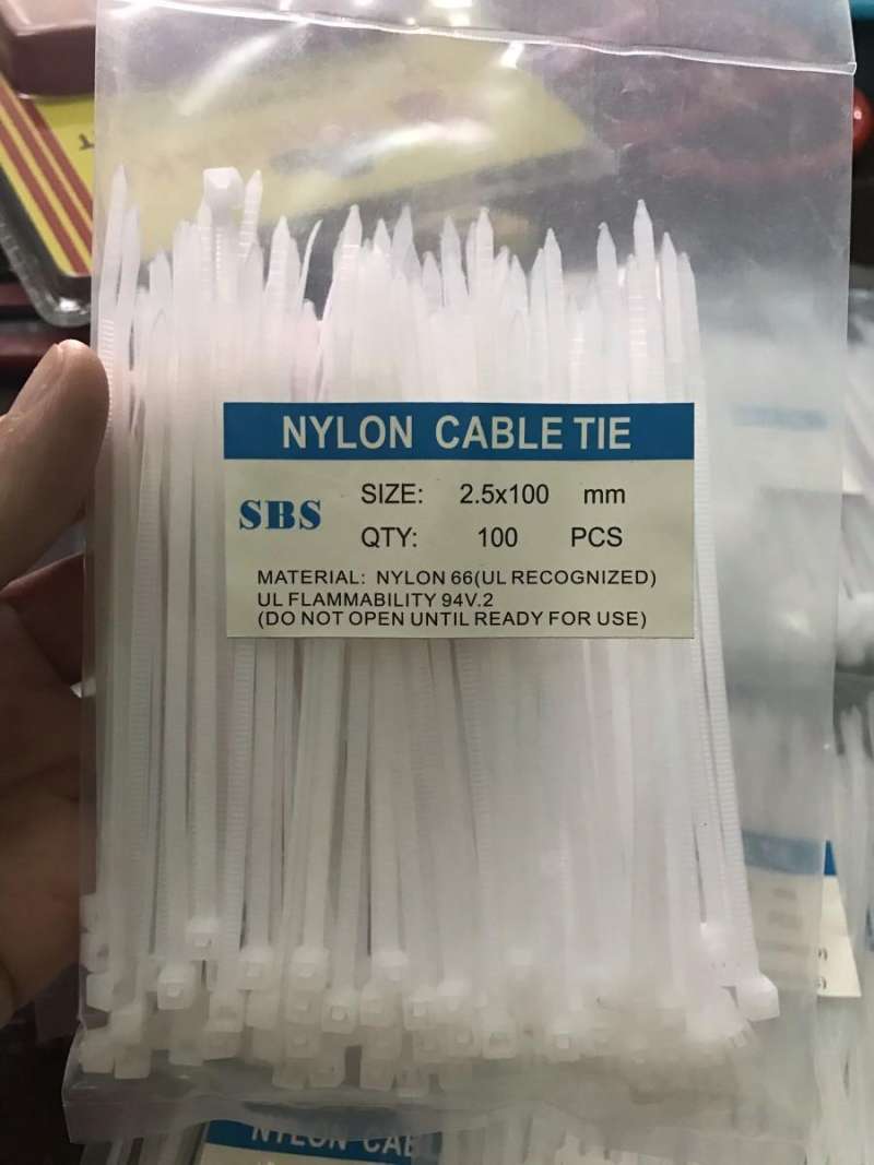 Jual Kabel Tie / Cable Tie / Pengikat Kabel Merek Sbs di Seller perdana ...