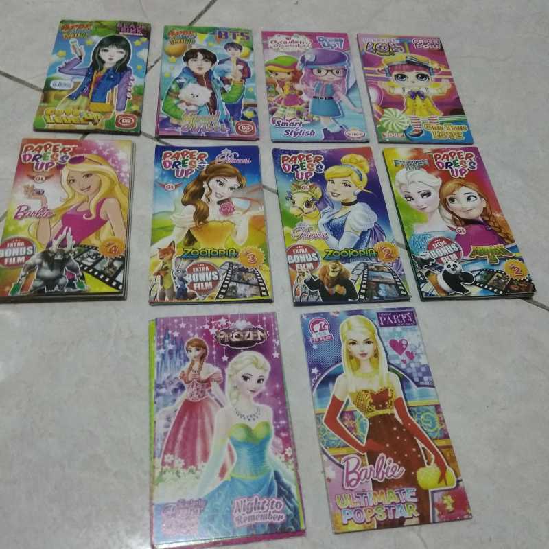 Jual Random 1 Buah Mainan Orang-orangan Kertas Dressup Jadul, Bongkar ...