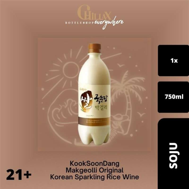 Jual KookSoonDang Makgeolli Original Korean Sparkling Rice wine 750ml ...