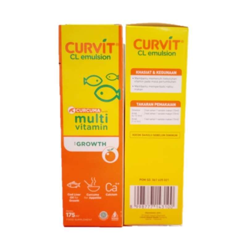 Jual Curvit CL Emulsion 175 mL - suplemen pertumbuhan dan daya tahan ...